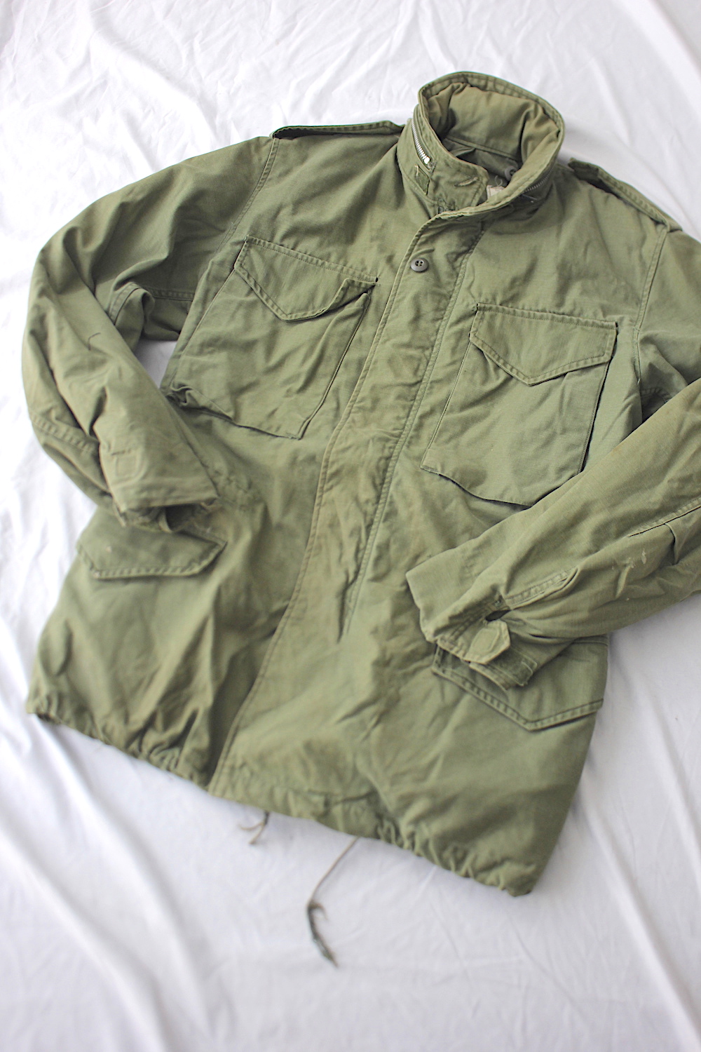 VINTAGE 71s US ARMY"M65 FIELD JACKET"2ND MODEL(ALUMINUM ZIPPER)＊SMALL ...